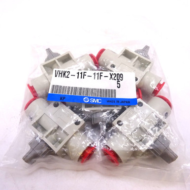 Finger Valve VHK2-11F-11F-X209 SMC 2 Port, Mechanical, 10Bar max - Axxa ...