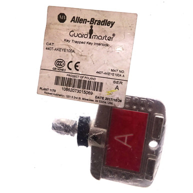 Key Switch 440T-AKEYE100A Allen-Bradley Guardmaster Trapped Key ...