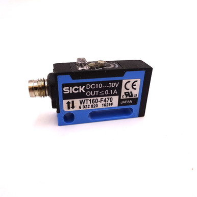 Photoelectric Sensor WT160-F470 Sick 0-1000mm Range 10-30Vdc 100mA PNP ...
