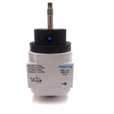 On/Off Valve 172959 HEE-D-MIDI-24 A243 FESTO 240psi/16MPA *Used* - Axxa ...
