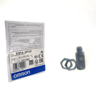 Photoelectric Sensor E3FA-DP22 Omron 10-30VDC M12 300mm - Axxa - Motor Control & Automation