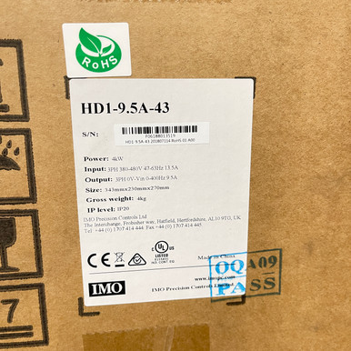 Inverter Drive HD1-9.5A-43 IMO 4kW 3PH 380-480V 9.5A IP20 - Axxa ...