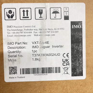 Inverter Drive VXT-2A-4E IMO 0.75kW 3PH 380-480V 2.1A IP20 Jaguar - Axxa - Motor Control ...
