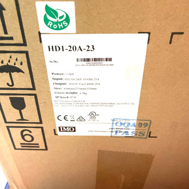 Inverter Drive HD1-20A-23 IMO 5.5kW 3Ph 200-240V 20A IP20 - Axxa ...