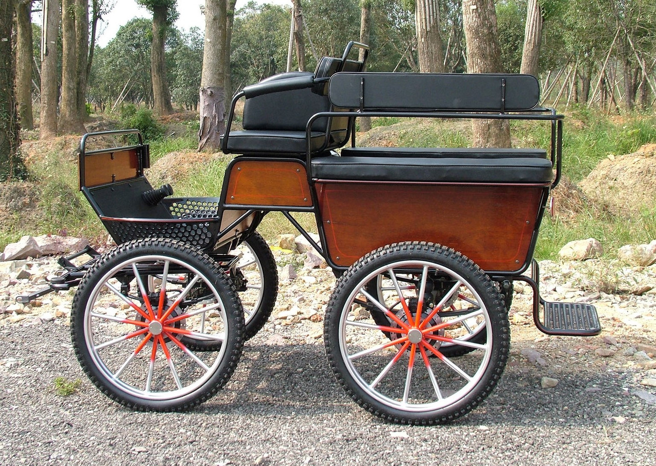 EMCarriage 4-Wheel Runabout 12hh up to 16hh - Equi-Market Harness and Tack