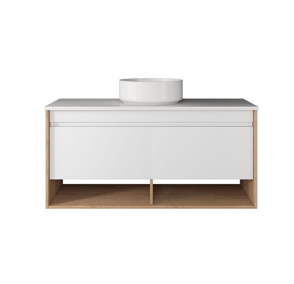 Panda 1200 mm Wall Mount Vanity - Optional Stone Benchtop - Renovation D