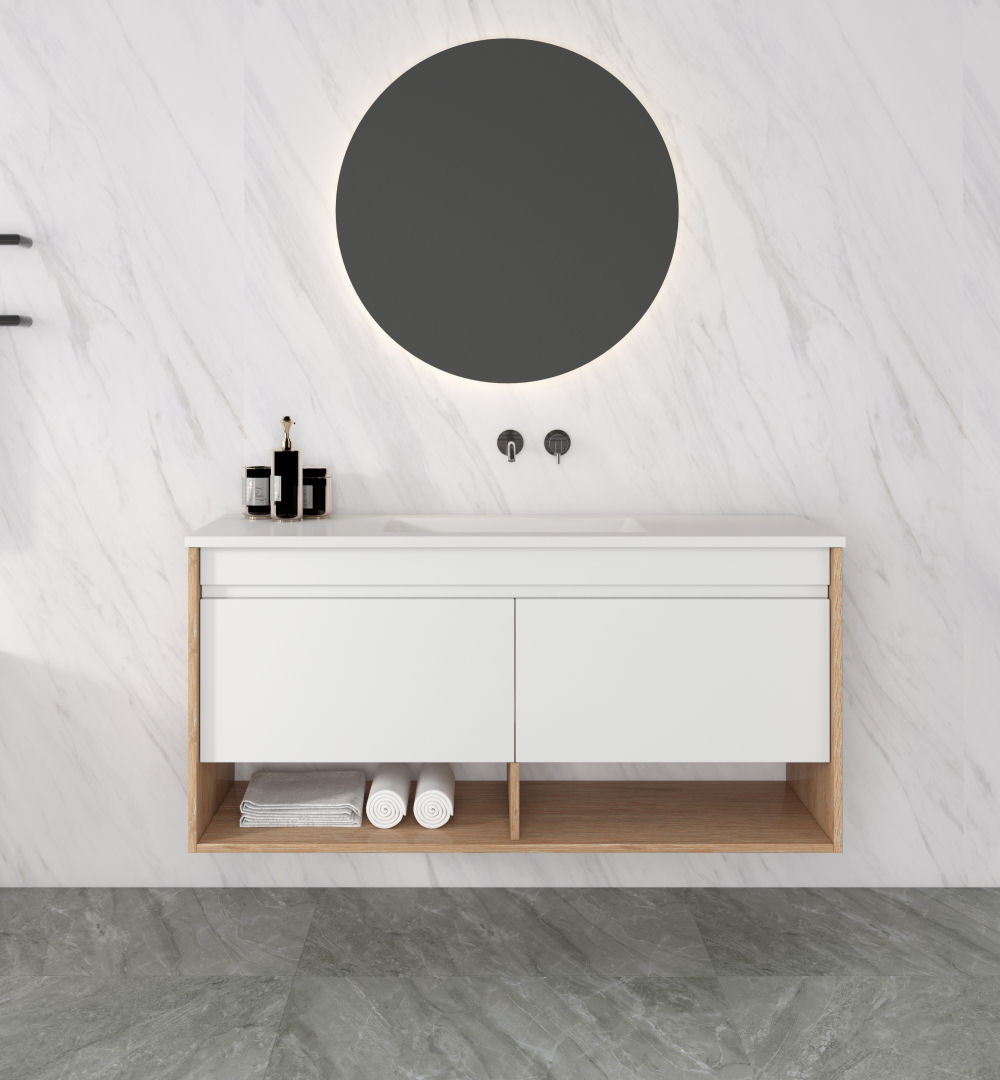 Panda 1500 mm Wall Mount Vanity - Optional Stone Benchtop - Renovation D