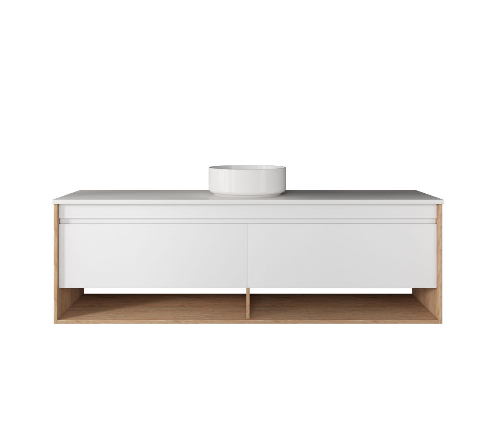 Panda 1800 mm Wall Mount Vanity - Optional Stone Benchtop - Renovation D