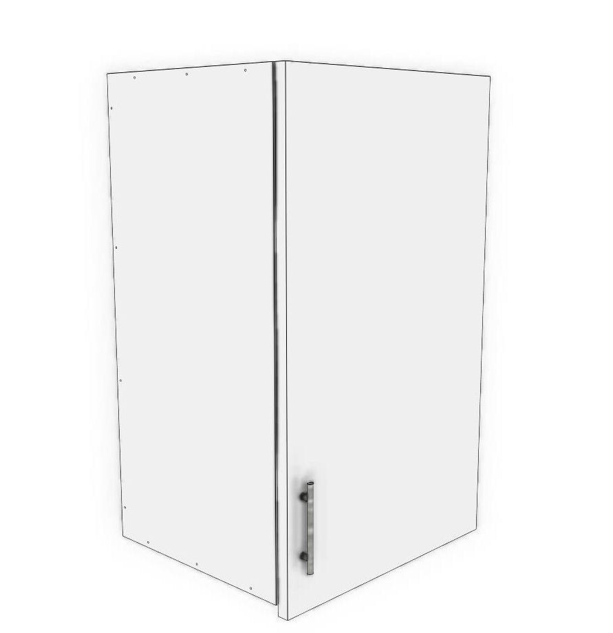 Kitchen Cabinet - Wall Carcass with Flat Panel Door - Varies Finishes ...