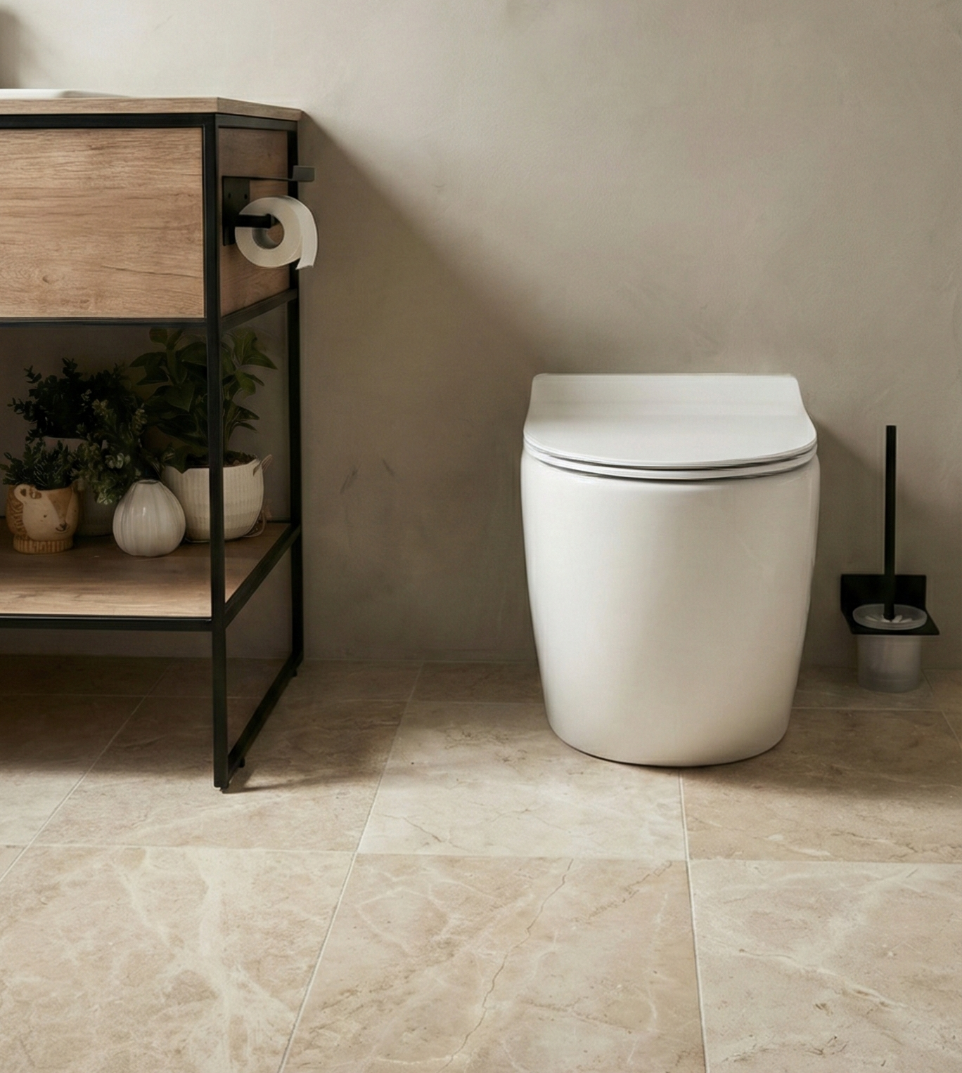 Normandy Hamburg Quiet Flush Wall Faced Pan with In Wall Cistern ...