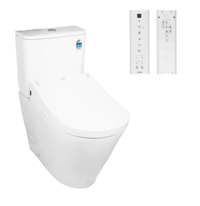 Dara BTW Wall Faced Toilet Rimless Toilet Suite with S5 TOTO Washlet ...
