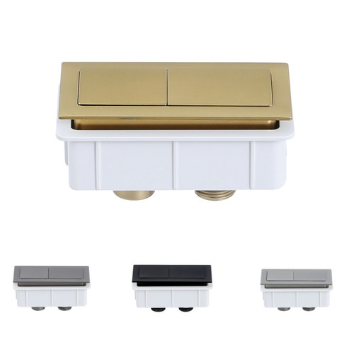 Square Press Button Matt Black ,Gun Metal Grey ,Brushed Gold ,Brushed ...