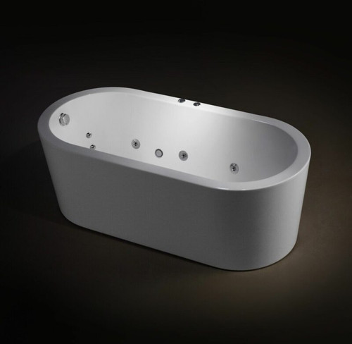 Normandy Egg Freestanding Spa Bath (16 Jets) (1800mm) - Renovation D