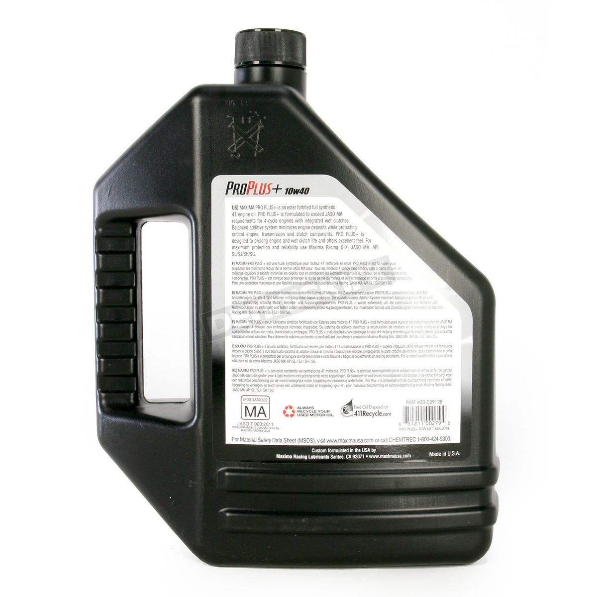Honda Pioneer / Talon Pro Plus Synthetic 10W40 Oil by Maxima 30029128-EHO