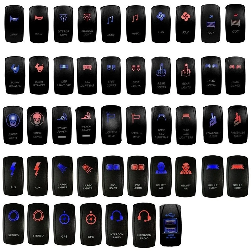 Honda Pioneer / Talon Universal Laser Etched Switches by DragonFire ...