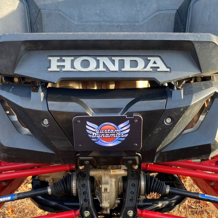 Honda Talon SXS License Plate Mount by Custom Dynamics - CD-LPB-TALON