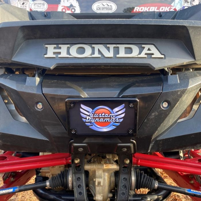 Honda Talon SXS License Plate Mount by Custom Dynamics - CD-LPB-TALON
