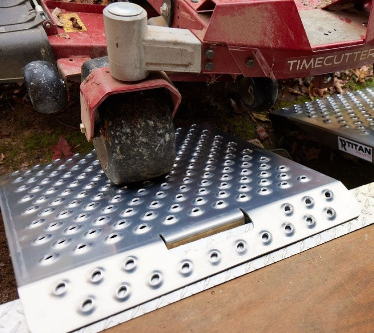 Honda Pioneer/Talon Aluminum Dual Punch Plate Shed Ramps by Titan Ramps ...