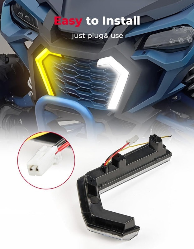 Honda Talon LED Turn Single Fang Lights by Kemimoto - B0805-00101CL