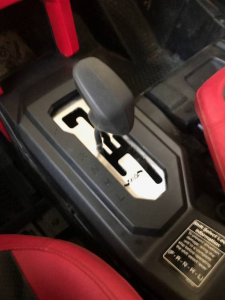 Honda Talon Stainless Steel Gated Shifter Plate - EMP 13991-Talon-Gated ...