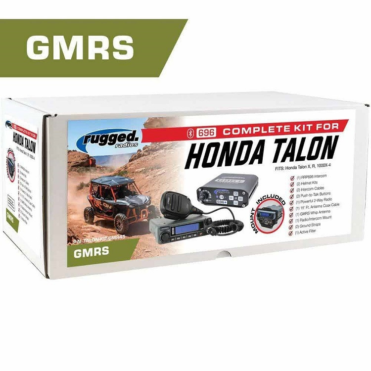 Honda Talon Powerhouse 45 Watt Gmrs Radio Complete Utv Communication