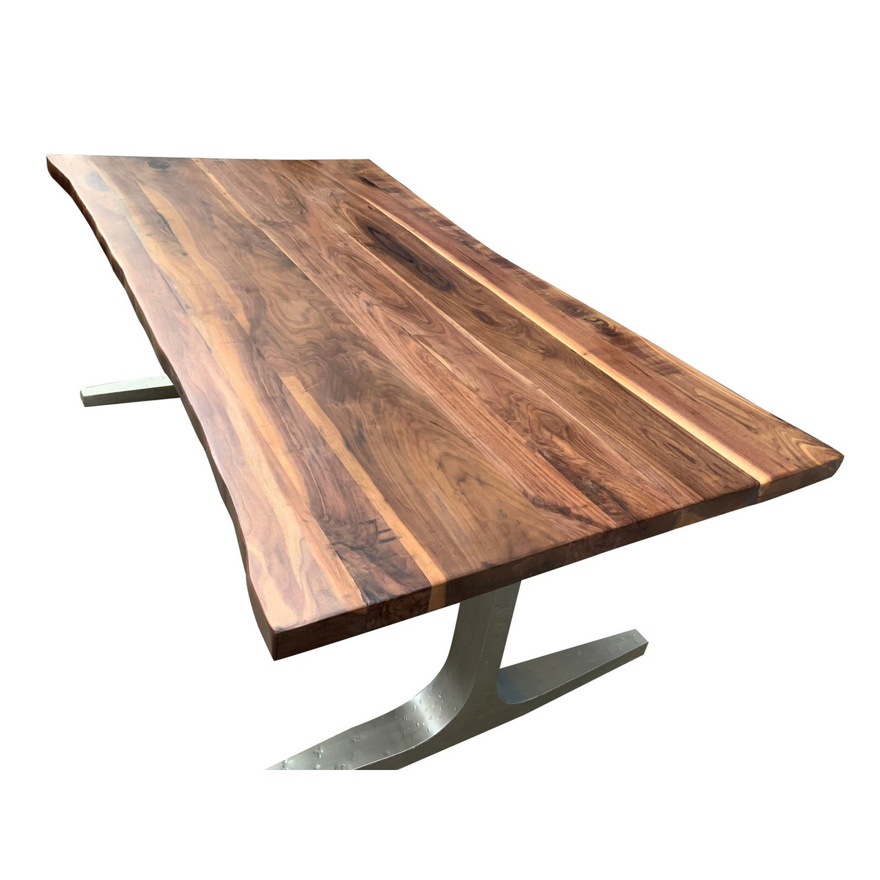Medellin Mid-Century Modern Solid Walnut Dining Table