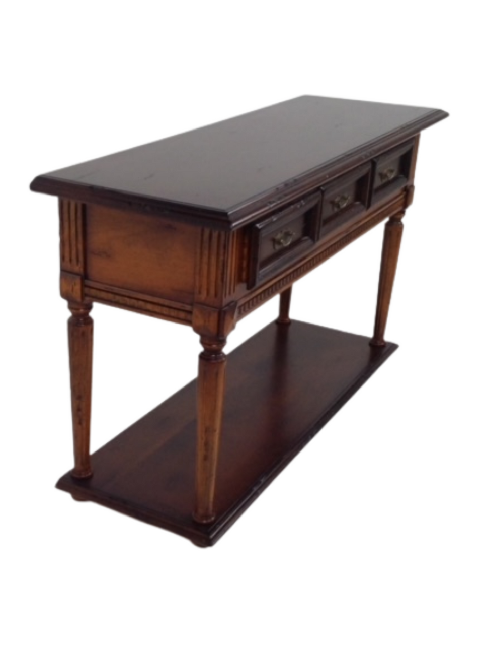 Traditional Solid Walnut Console Table | Custom Furniture