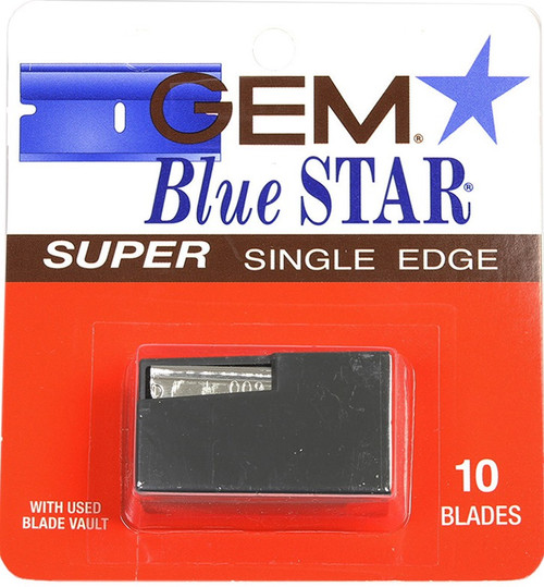 Gem Blue Star Super Single Edge Blades, gem blue star blades, gem ...