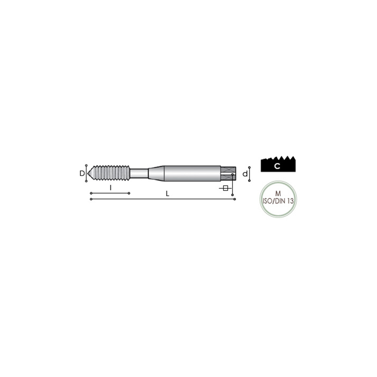 High Performance Roll Taps with Oil Grooves - Carmon R573