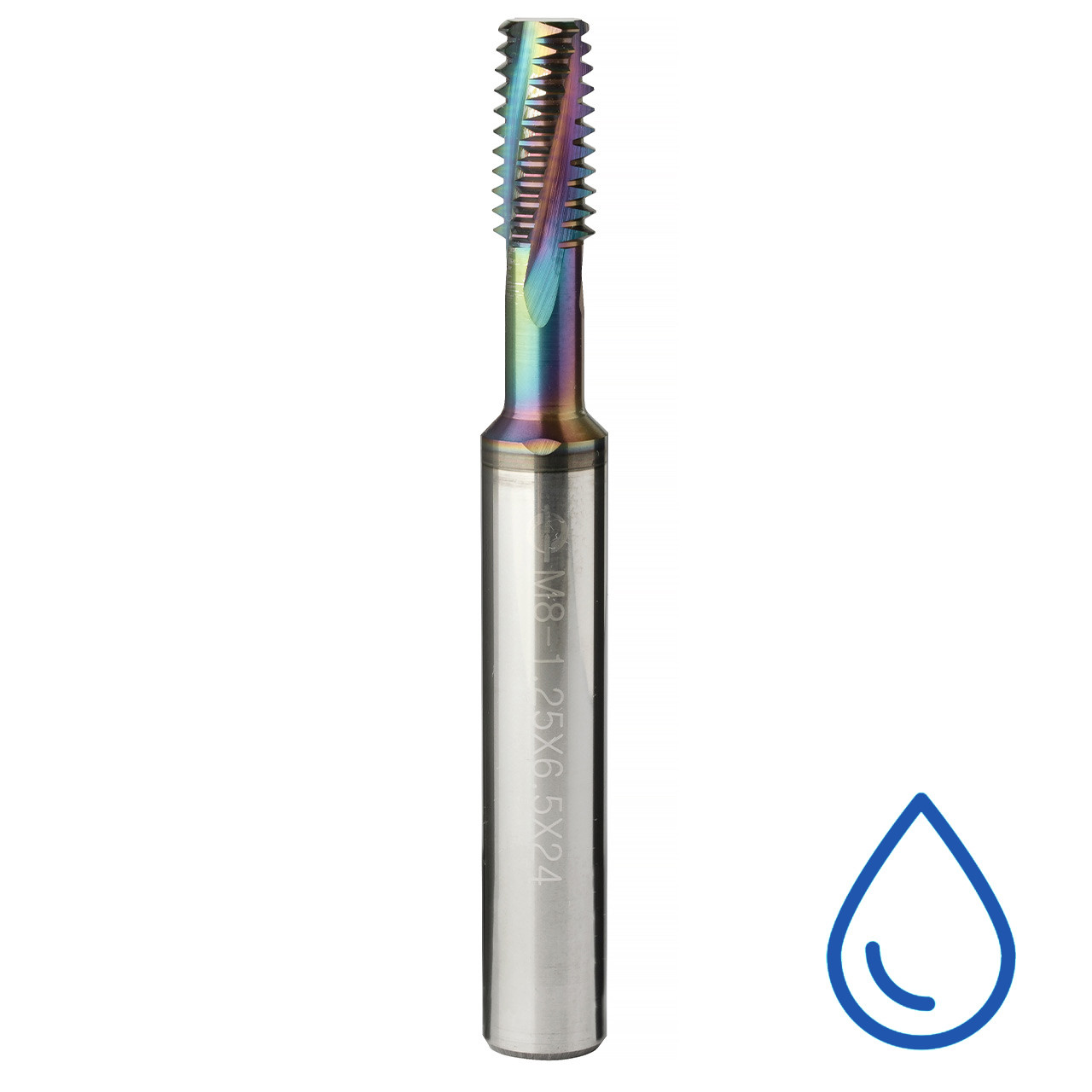 M6 Helical Thread Mill With Coolant for Aluminum - 4HTMA - Trucut Tools