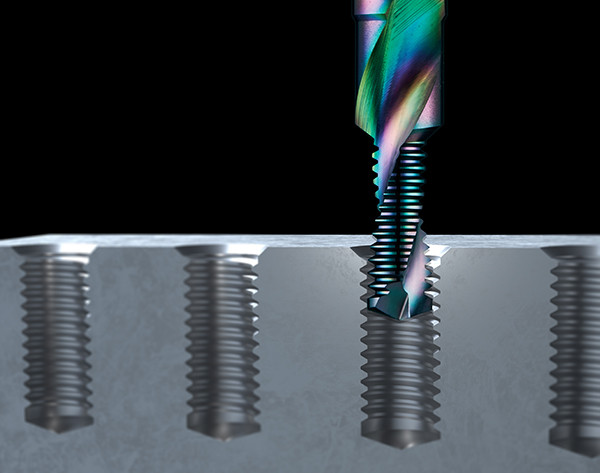 M14 Multi-Functional Thread Mills with Coolant for Non-Ferrous - 2DTM ...