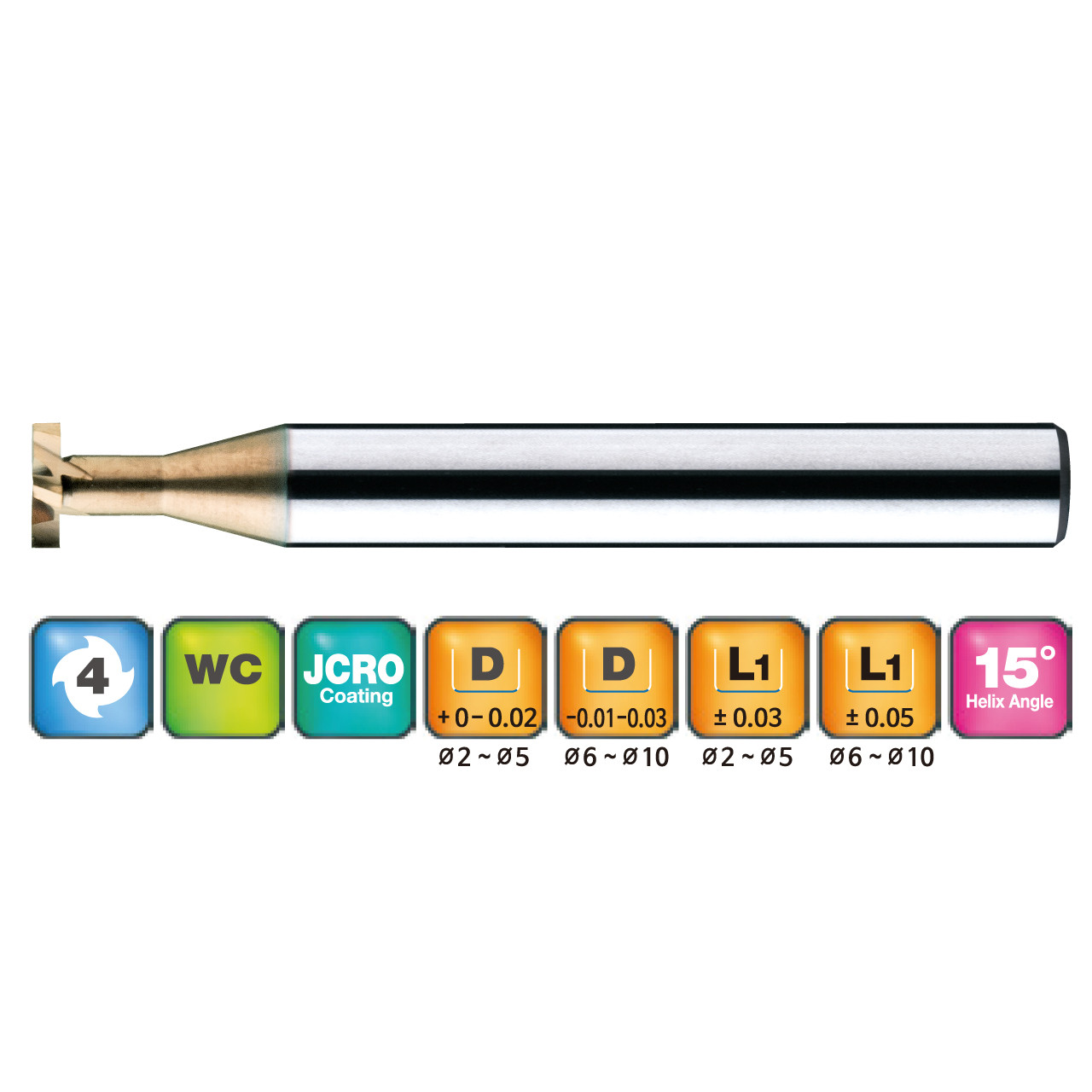 2mm Carbide T-Slot Cutter - JJ Tools