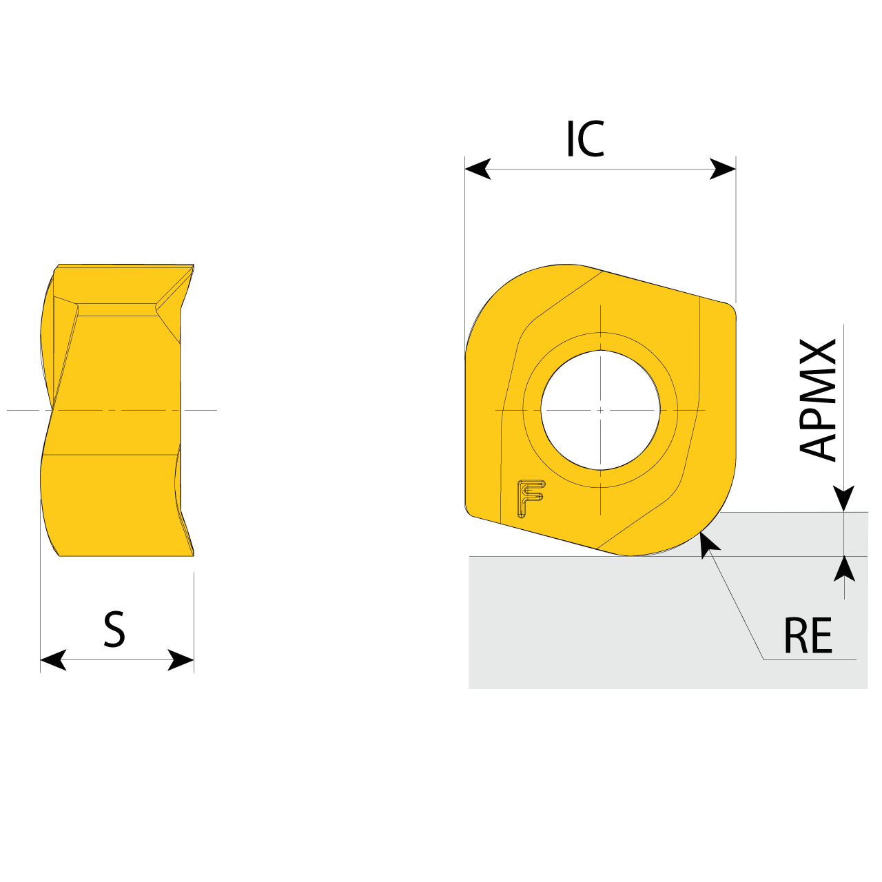 4NK(H)T High Feed Inserts - TaeguTec - Trucut Tools