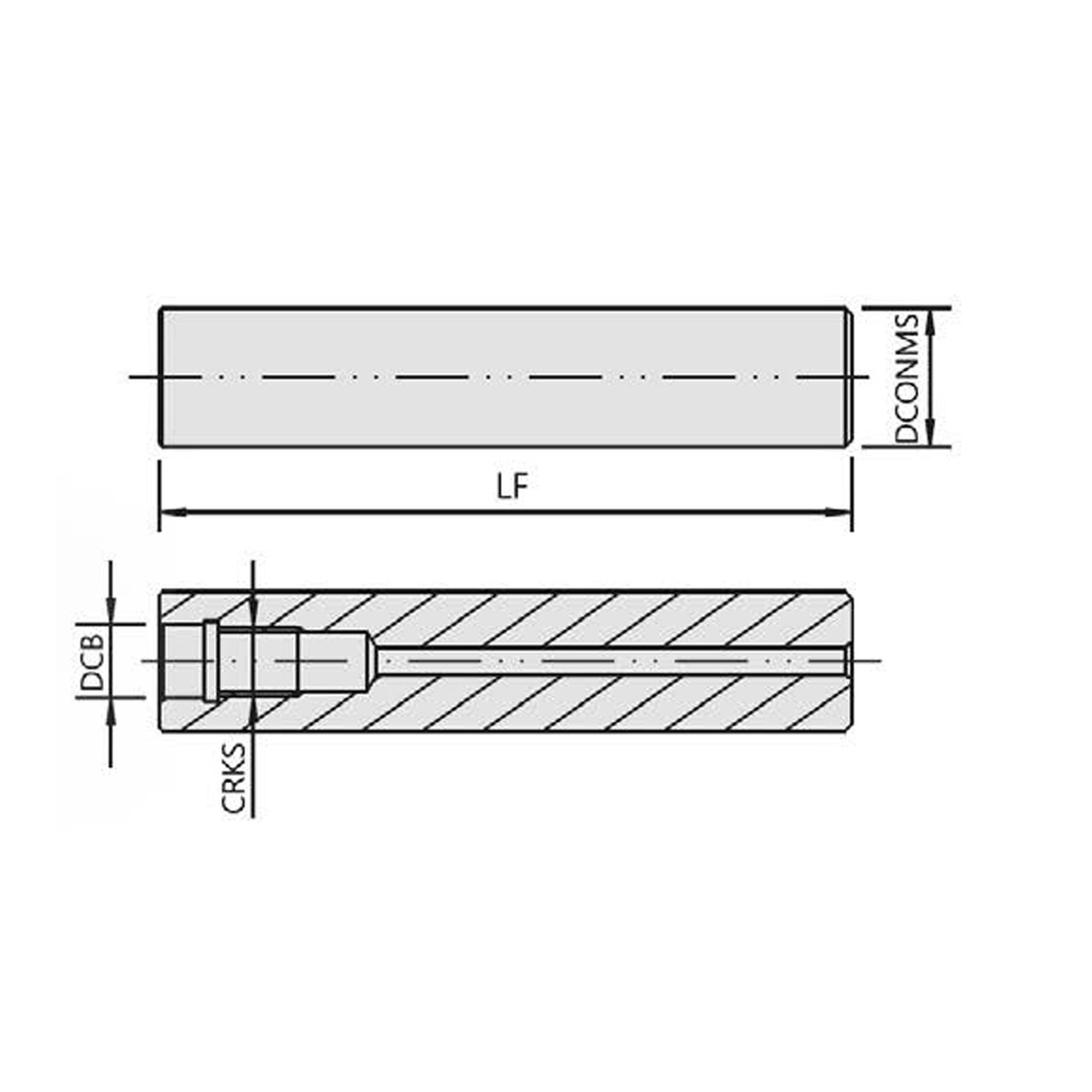 M4 - M16 Straight Shank Screw-In Holders Carbide Shank - Trucut Tools