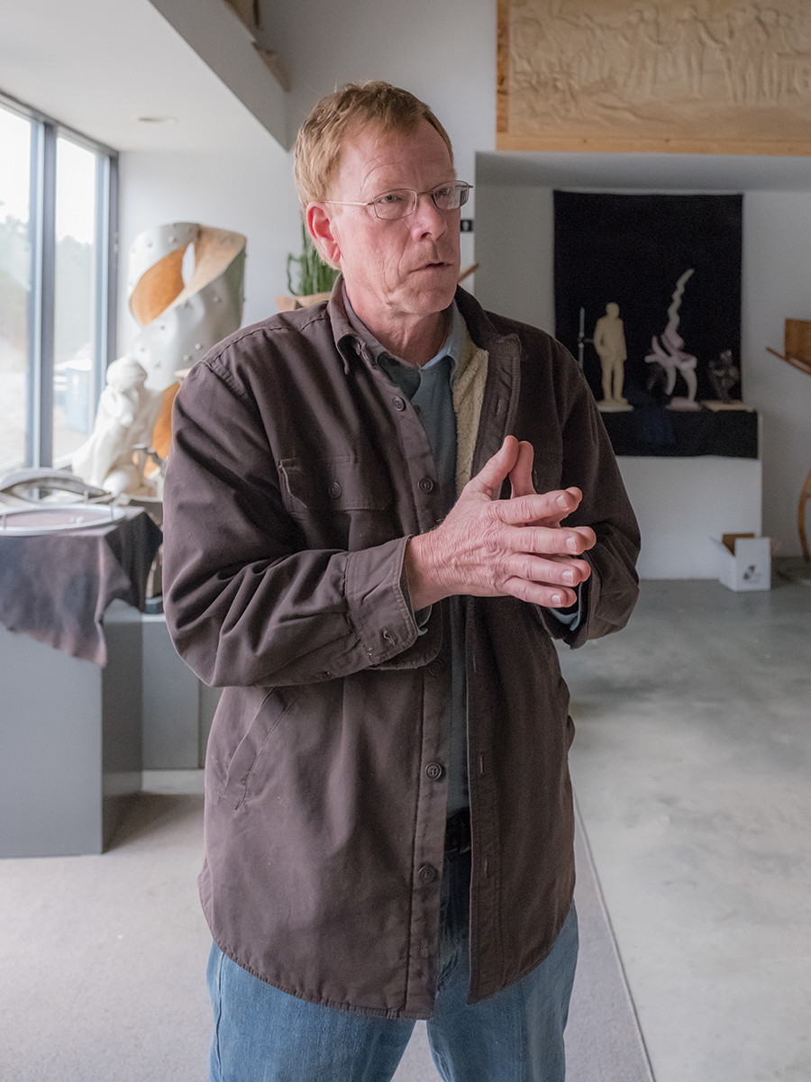 Steppin Out, Aluminum Sculpture by Ed Walker - Ashley's Art Gallery