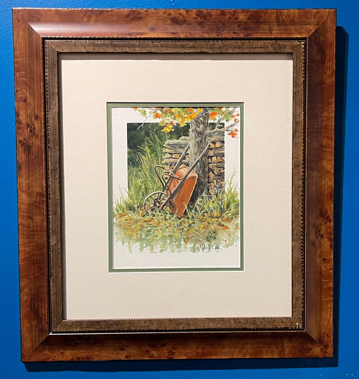 The Oldie by Luke Buck - original painting - Ashley's Art Gallery