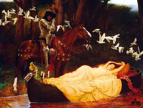 The Lady of Shallot, by Jeff Barson print limited edition - Ashley's ...