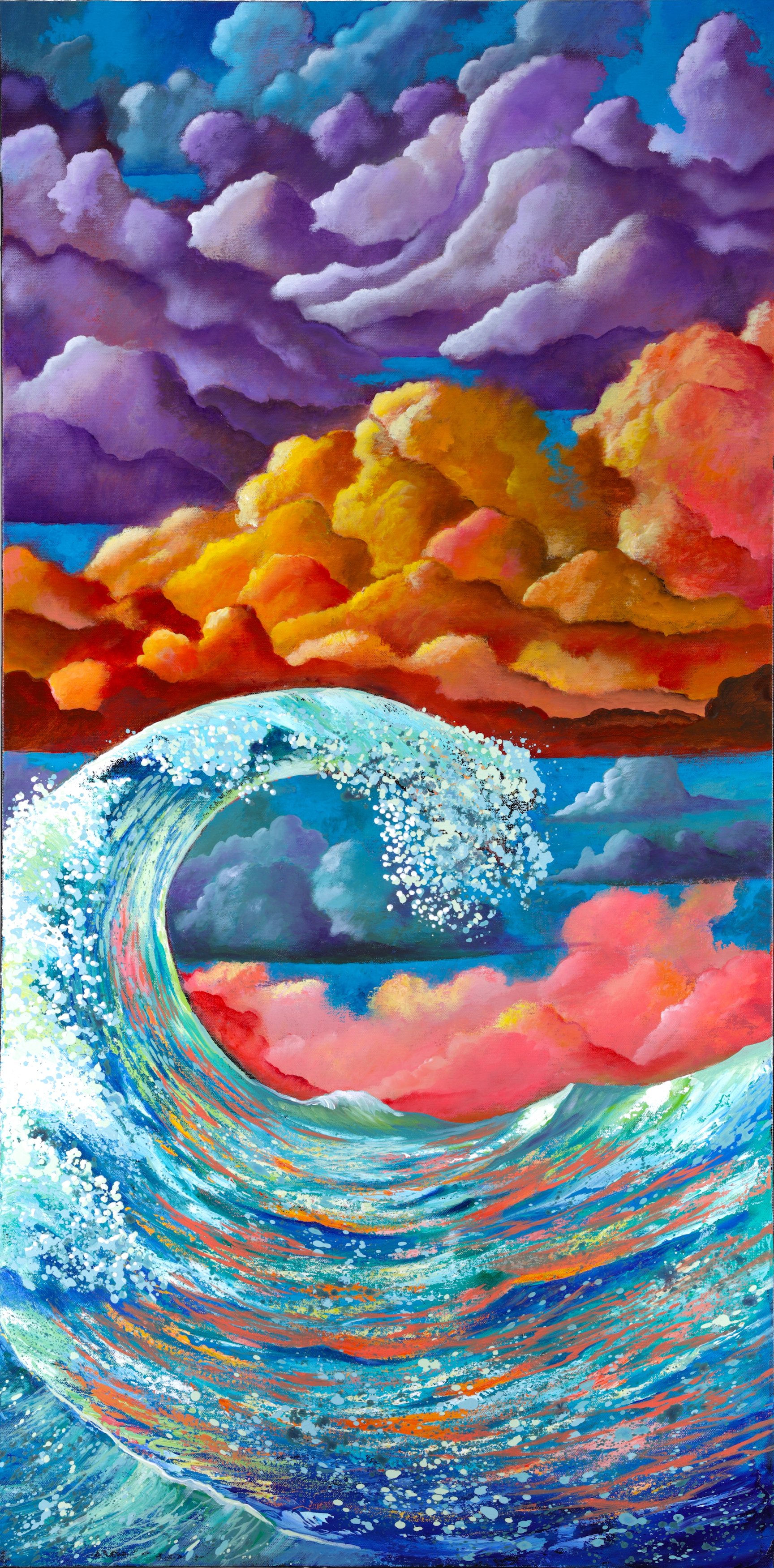 Ocean Jazz by Ford Smith | Embellished Giclee Framed - Ashley's Art Gallery