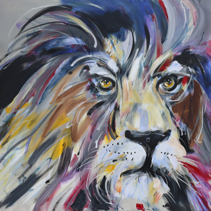 The King - Lion by Alfred Gockel - Ashley's Art Gallery