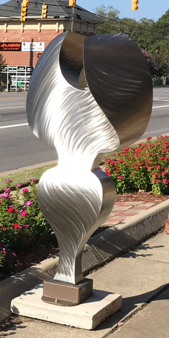 Wind Lass Steel Sculpture - Ashley's Art Gallery