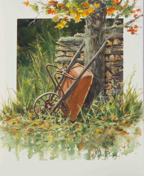 The Oldie by Luke Buck - original painting - Ashley's Art Gallery