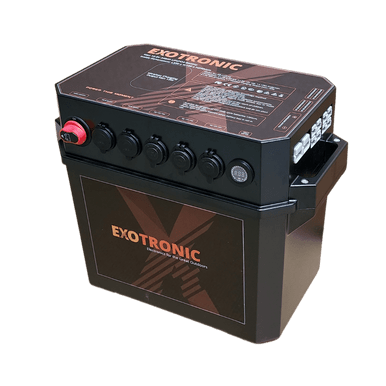 Exotronic Qi-Enabled Heavy Duty Portable Battery Box - Multi-Outlet ...