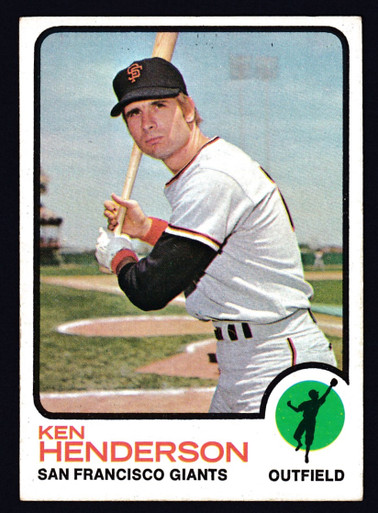 1973 Topps #101 Ken Henderson EX