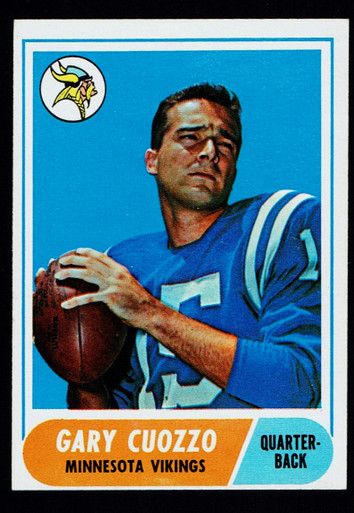 1968 Topps #185 Gary Cuozzo RC EX+