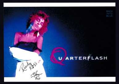 Quarterflash Rindy and Marv Ross Signed 5" x 7" Glossy Photo