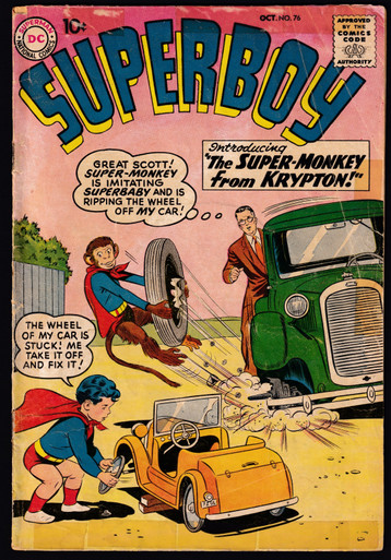 1959 DC Superboy #76 Poor