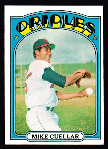1972 Topps #070 Mike Cuellar EX-