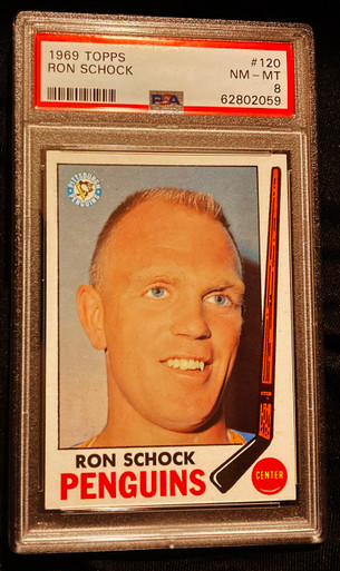 1969 Topps #120 Ron Schock PSA 8