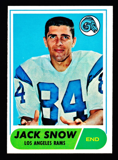 1968 Topps #184 Jack Snow RC VGEX