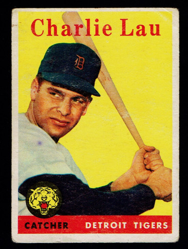 1958 Topps #448 Charlie Lau GD